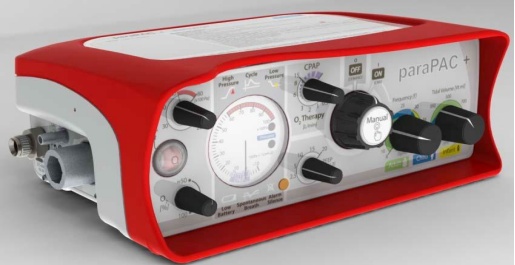 Ventilátor PneuPAC paraPAC plus MRI